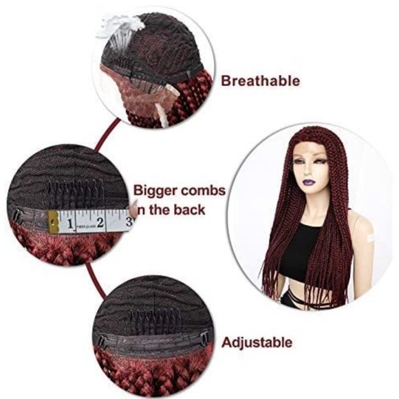 Hair | Box Braided Lace Front Wig | Poshmark
